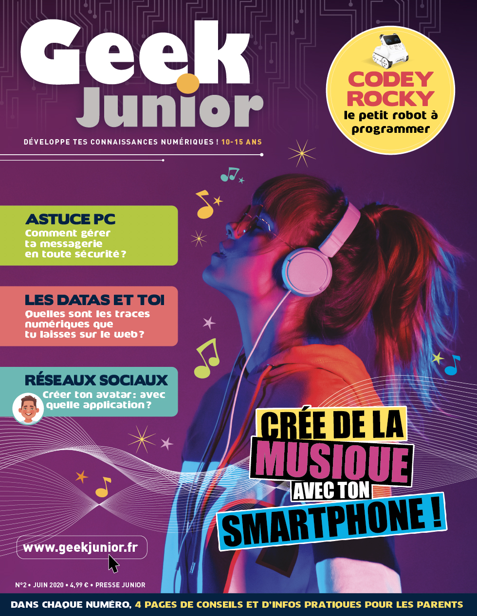Geek Junior - Subscription Preteen Magazines - Uni-Presse