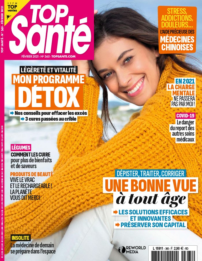 Top Santé Subscription - Wellness Magazines - UNI-Presse